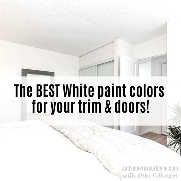 The Best White Paint Trim Colors - Debi Collinson Designs